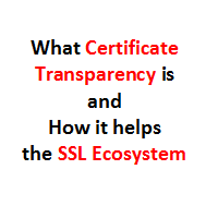 What is Certificate Transparency? An Overview about Certificate ...