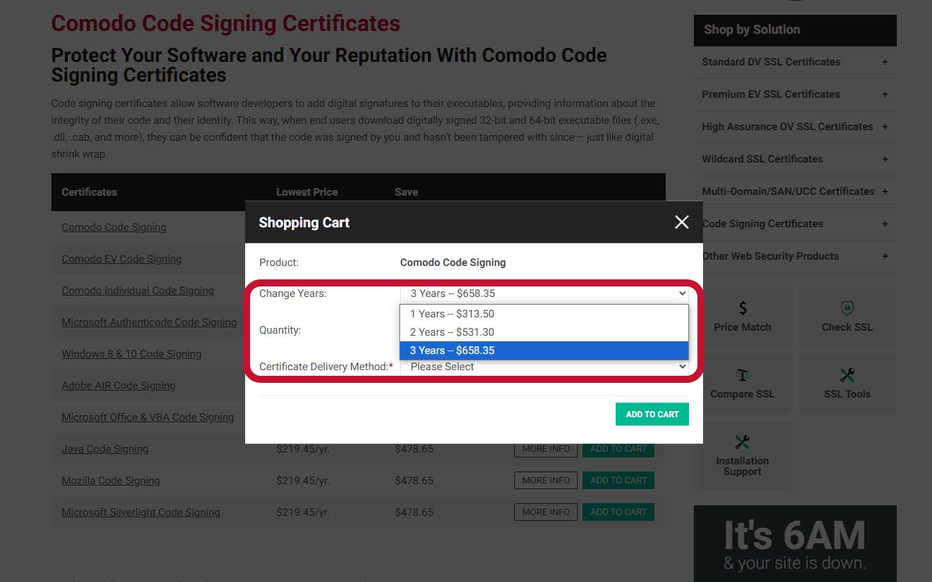 Comodo Code Signing Certificate Instructions - A Step-by-Step Guide