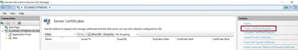 How to Generate a CSR on Windows Server 2025 with IIS 10 - Comodo SSL ...