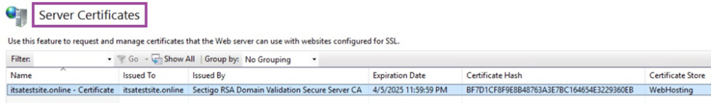 How To Install An Ssl Certificate On Window Server 2025 With Iis 10 Comodo Ssl Resources