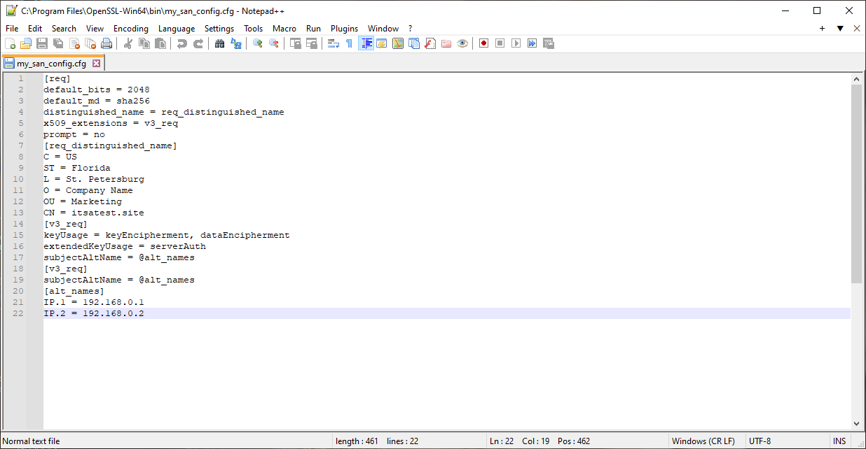 How to Secure Multiple IP Addresses with a SAN SSL Certificate - Comodo ...