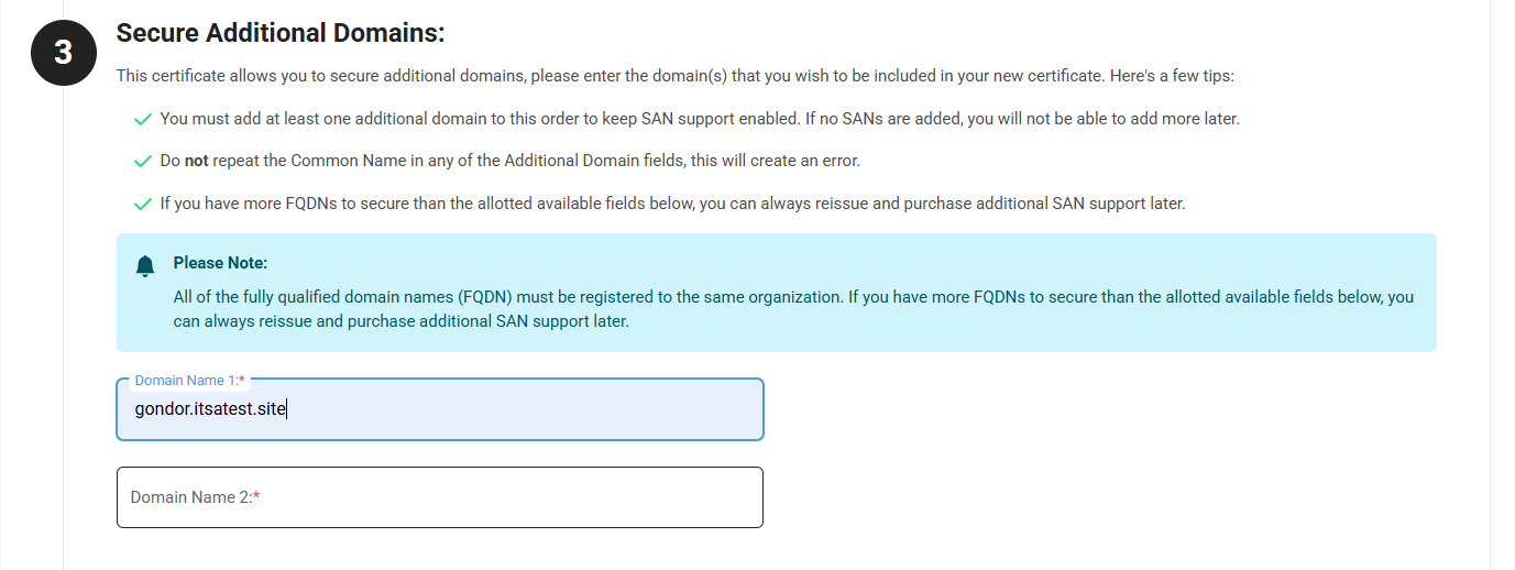 How to Add a Subject Alternative Name (SAN) to an SSL Certificate - Comodo SSL Resources